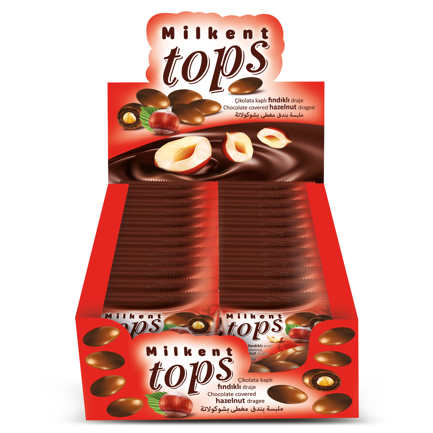 Tops ikolata Kapl F nd kl Draje Milkent Chocoline