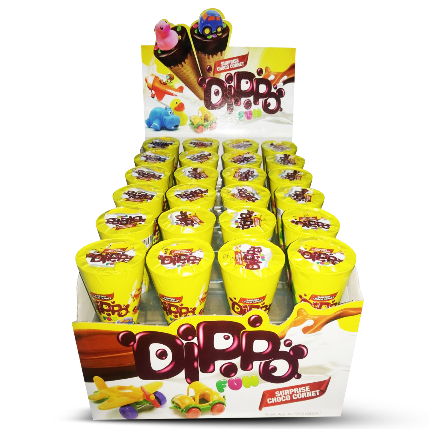 Dippo Fun Cornet Choco - Milkent Chocoline